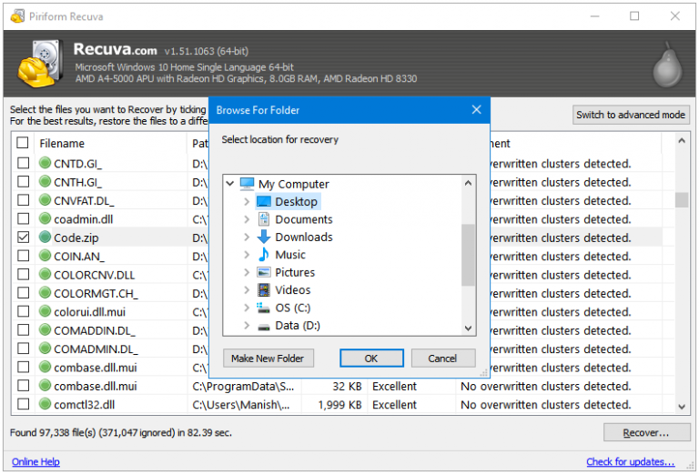 How to Recover Deleted Files Using Recuva in Windows - PCInsider